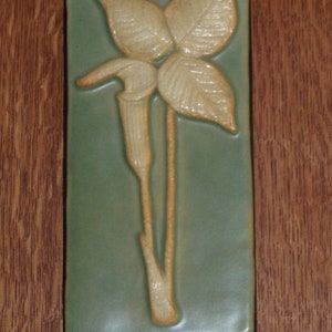 Framed Arts and Crafts Tile-mission Style Frame-jack in the Pulpit Tile ...