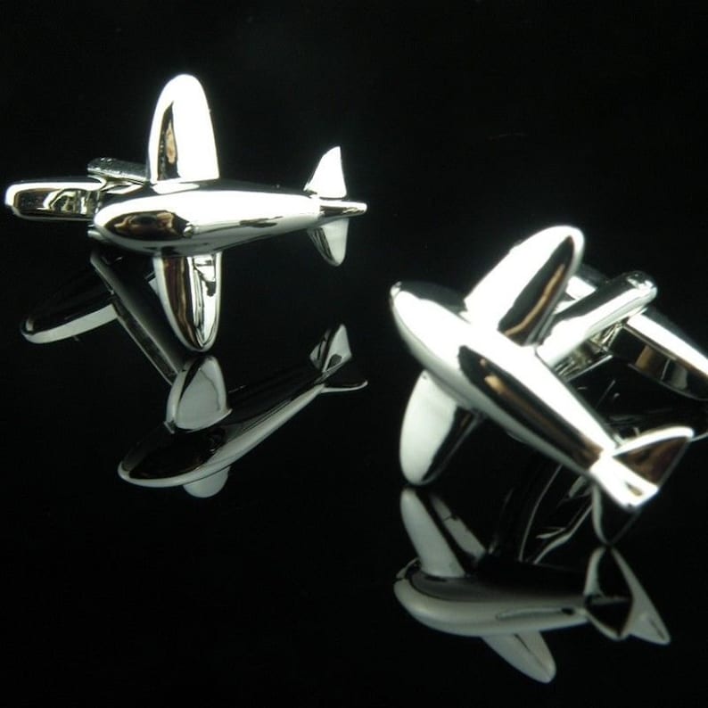 Men's Cuff Links - Airplane - Etsy