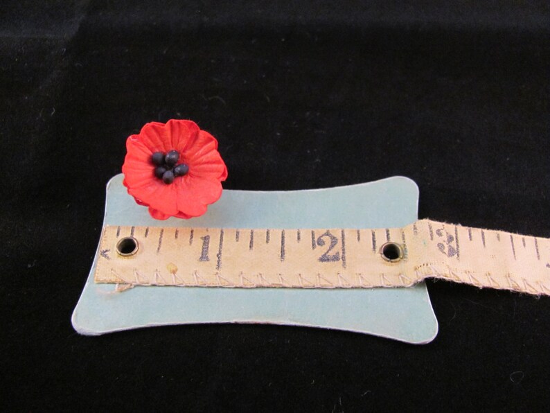 Small Red Poppy Flower Lapel Pin Brooch - Wedding / Formals / Everyday ...