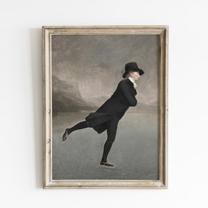 Vintage Man Painting Male Portrait Print Vintage Portrait | Etsy