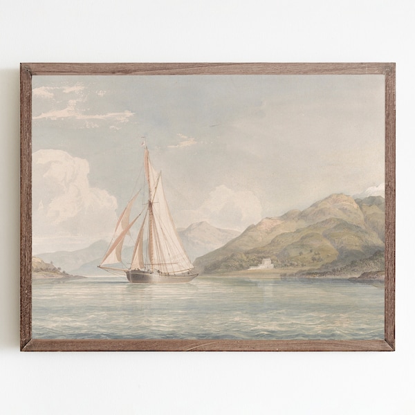 Pastel Sailboat - Etsy