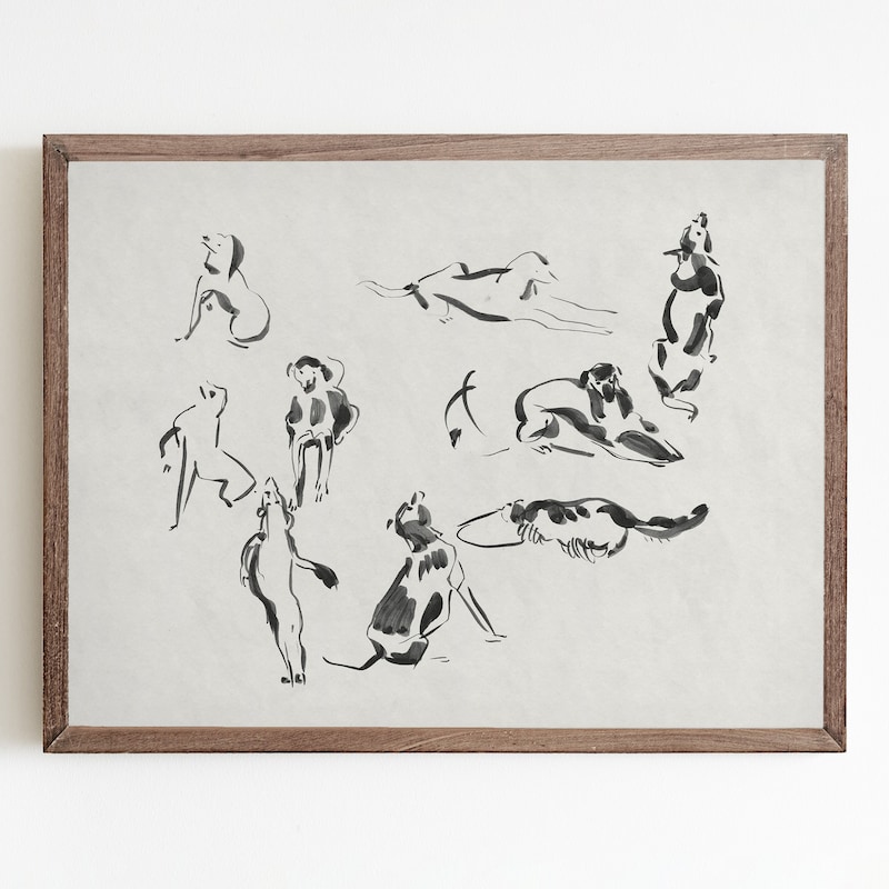 Dog Art Print - Etsy