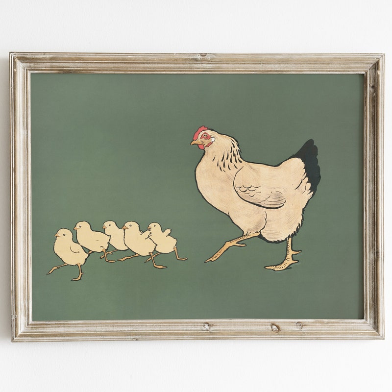 Chicken Print - Etsy