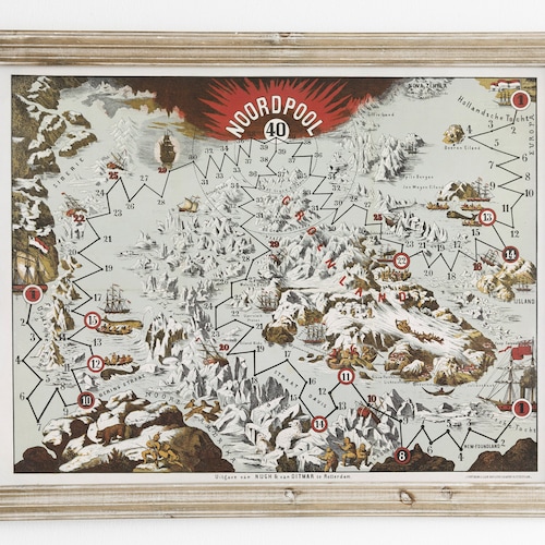 Christmas Village Map North Pole Map Christmas Wall Art - Etsy