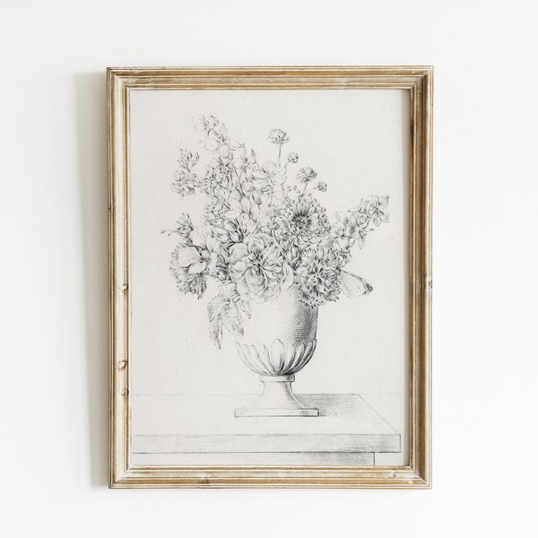 Flower Drawing - Etsy