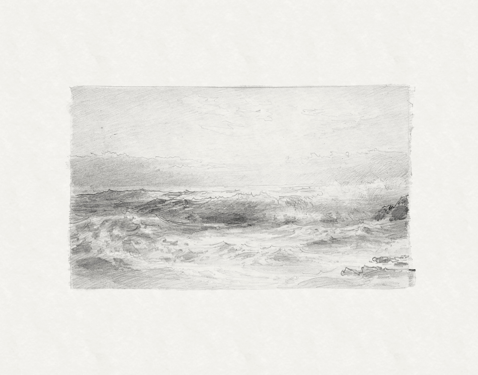 Vintage Beach Decor Seascape Art Vintage Art Beach Drawing | Etsy