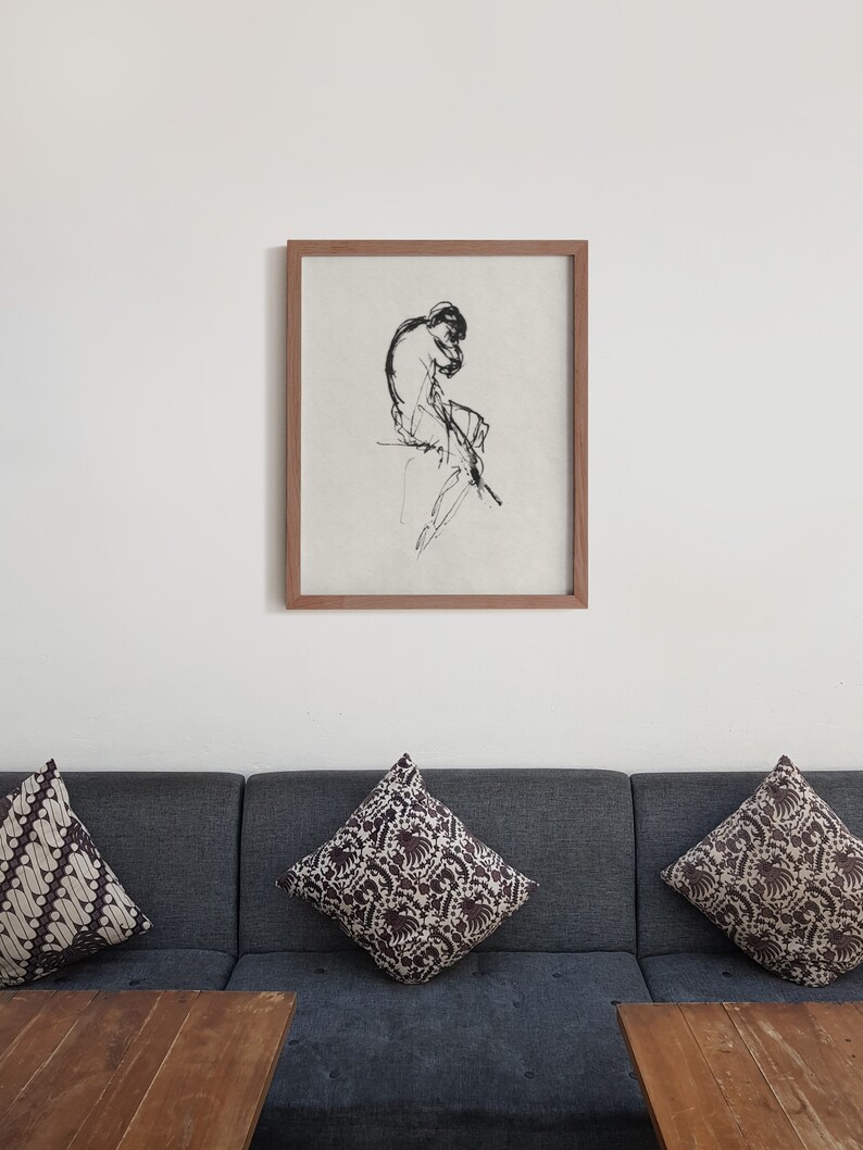 Abstract Woman Figure Art Sketch Art Female Print Abstract - Etsy