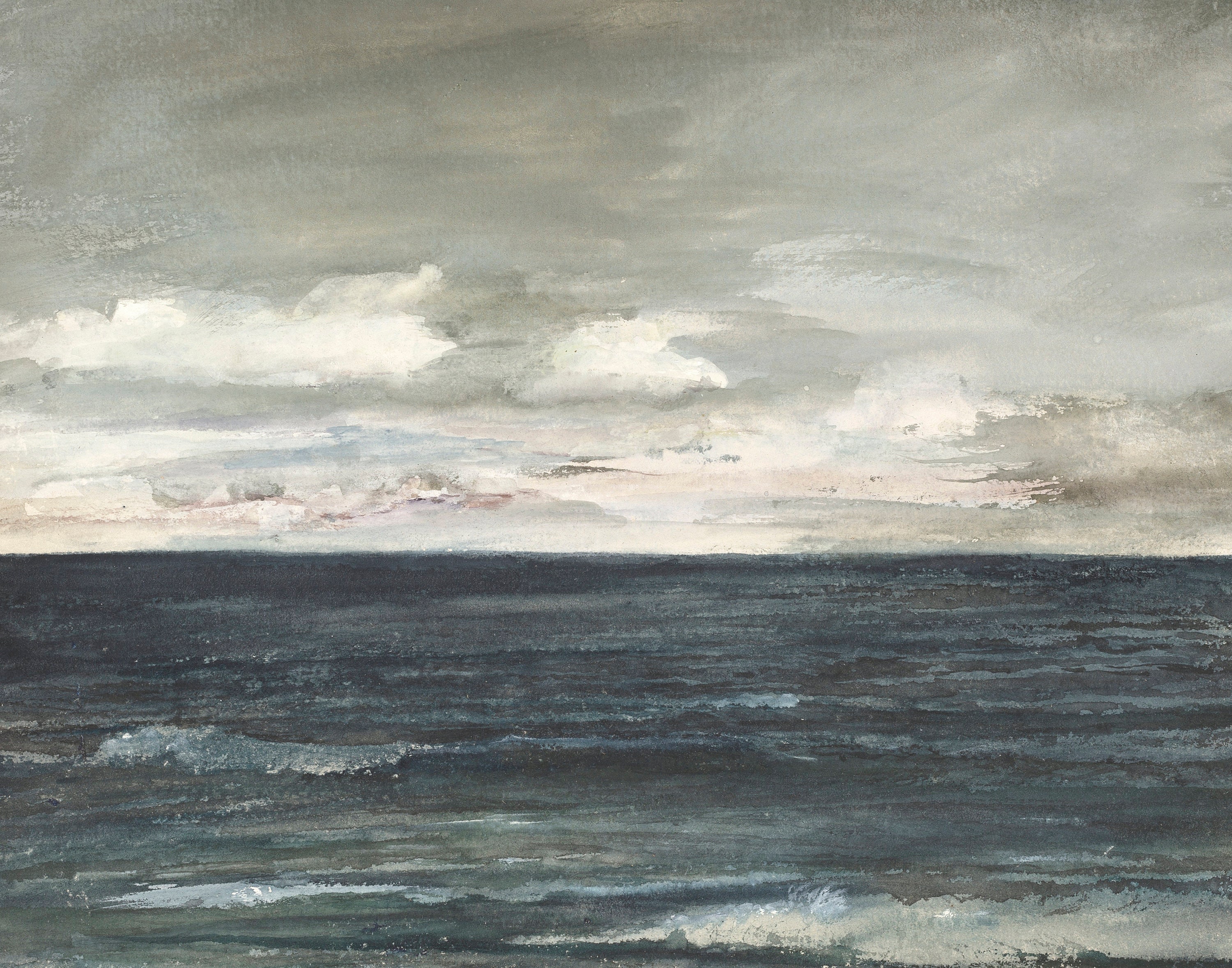 Vintage Ocean Painting Sea Painting Nautical Wall Art | Etsy