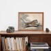 Vintage Tiger Print Tiger Wall Art Vintage Wall Art Wild Cat Art ...