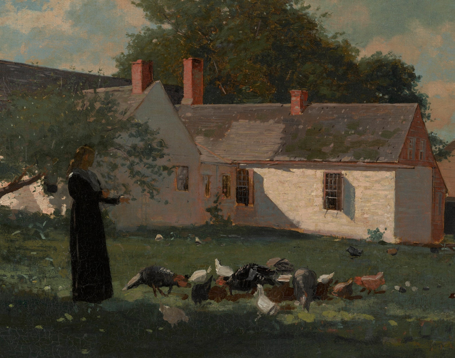 Rustic Painting Landscape Wall Art Vintage Art Farmhouse - Etsy