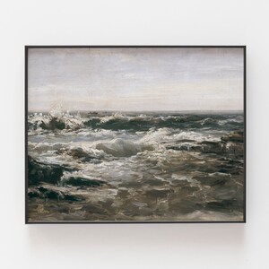 Vintage Painting, Ocean Print, Vintage Art, Sea Art, Antique Print ...