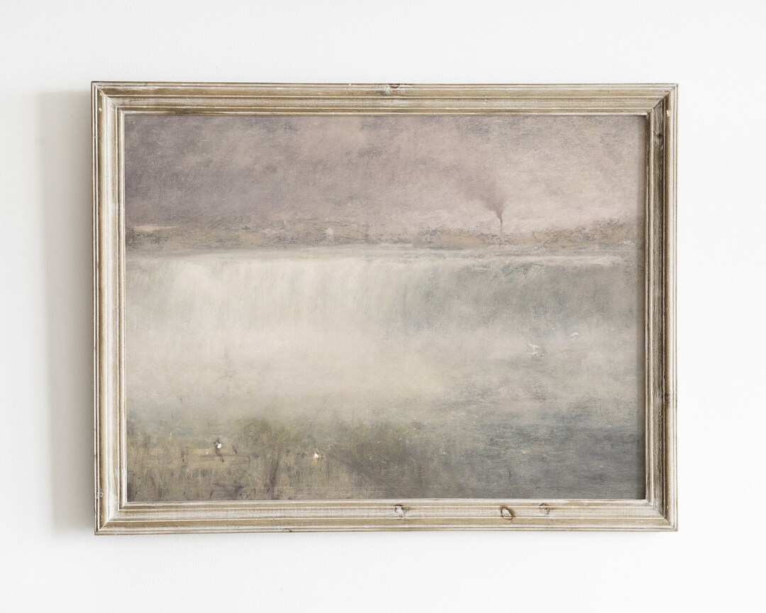 Neutral Abstract Landscape Art Print | Minimalist Landscape Painting ...