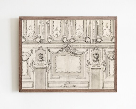 Classical Wall Art Traditional Art Print Vintage | Etsy