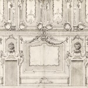 Classical Wall Art, Traditional Art Print, Vintage Architecture Sketch ...