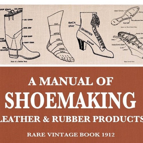 How to MAKE BOOTS and SHOES 300 Pages Illustrated Book Shoe - Etsy