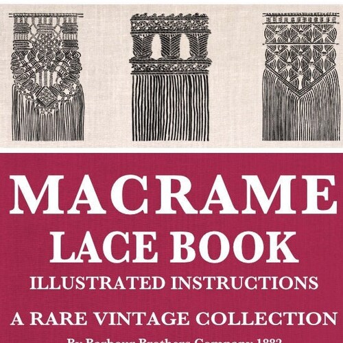 Rare Illustrated Macrame Pattern Book Weaving Designs Macrame - Etsy