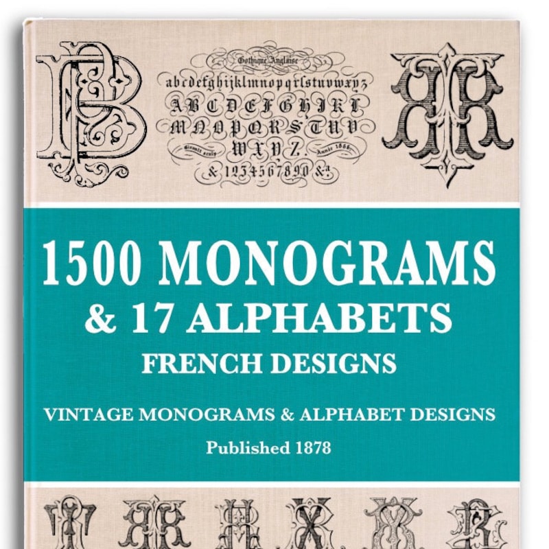 Monogram Printable - Etsy