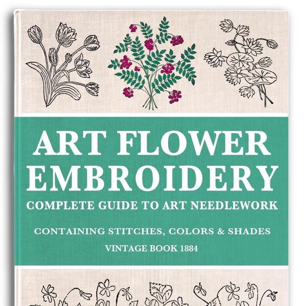 Rare 500 Designs HAND EMBROIDERY PATTERNS Book for Crafting Beginners ...