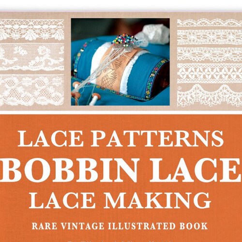 50 VICTORIAN LACE PATTERNS in This Rare How to Make Bobbin - Etsy