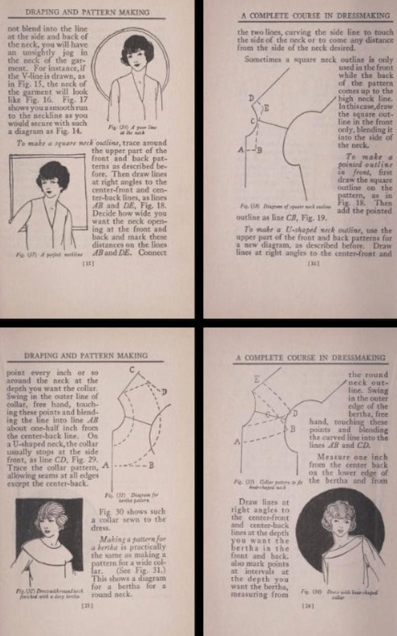 Art Deco Dress Patterns: 1922 Dressmaking Course (PDF Download) - Etsy