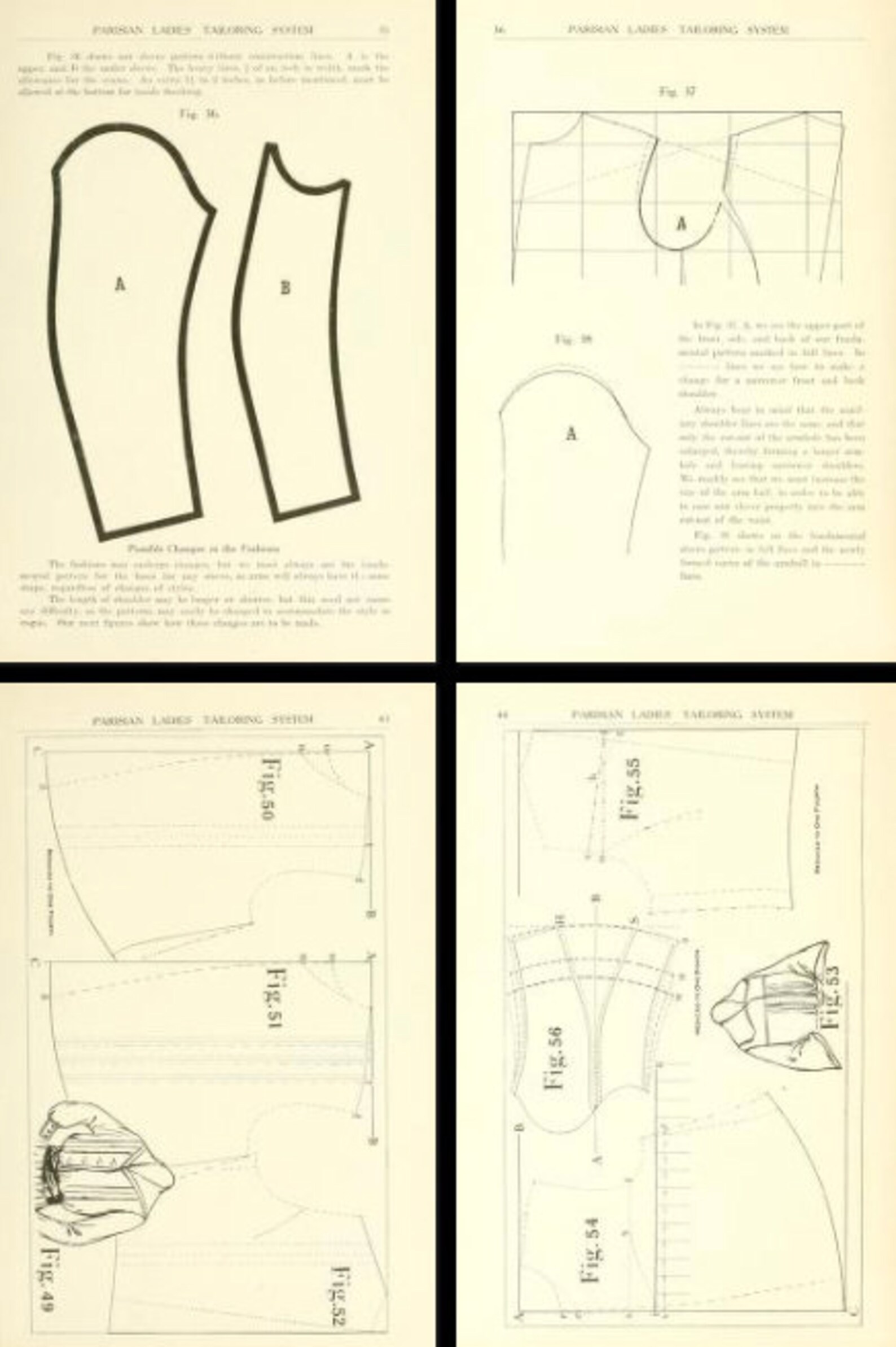 1920s Tailoring System: Vintage Dress Patterns, Art Deco Fashion (PDF ...