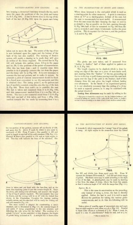 Vintage Shoemaking Tutorial: 1902 Boots & Shoes Patterns (PDF Download ...