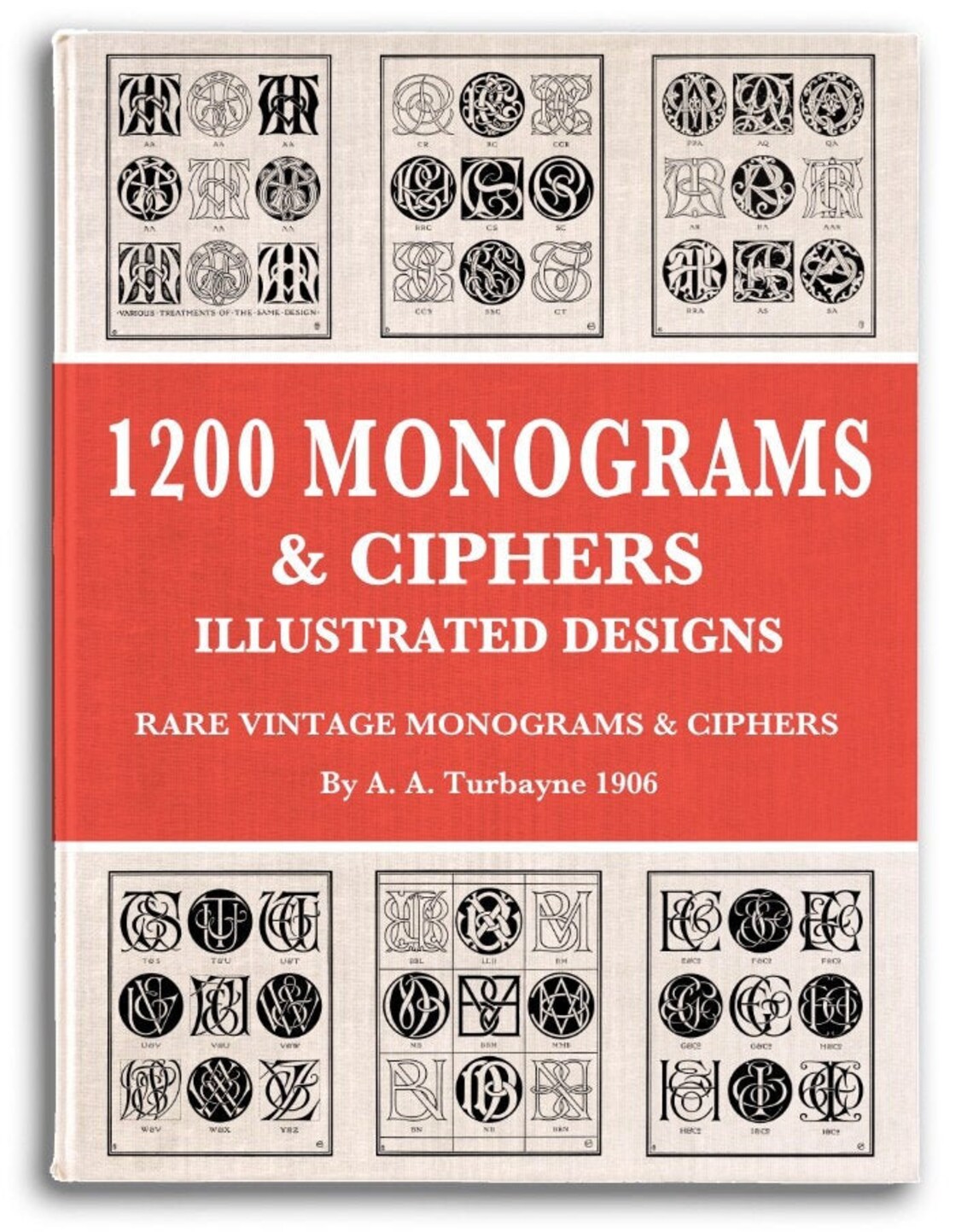 1200 MONOGRAMS & CIPHERS Vintage Illustrated Designs for - Etsy