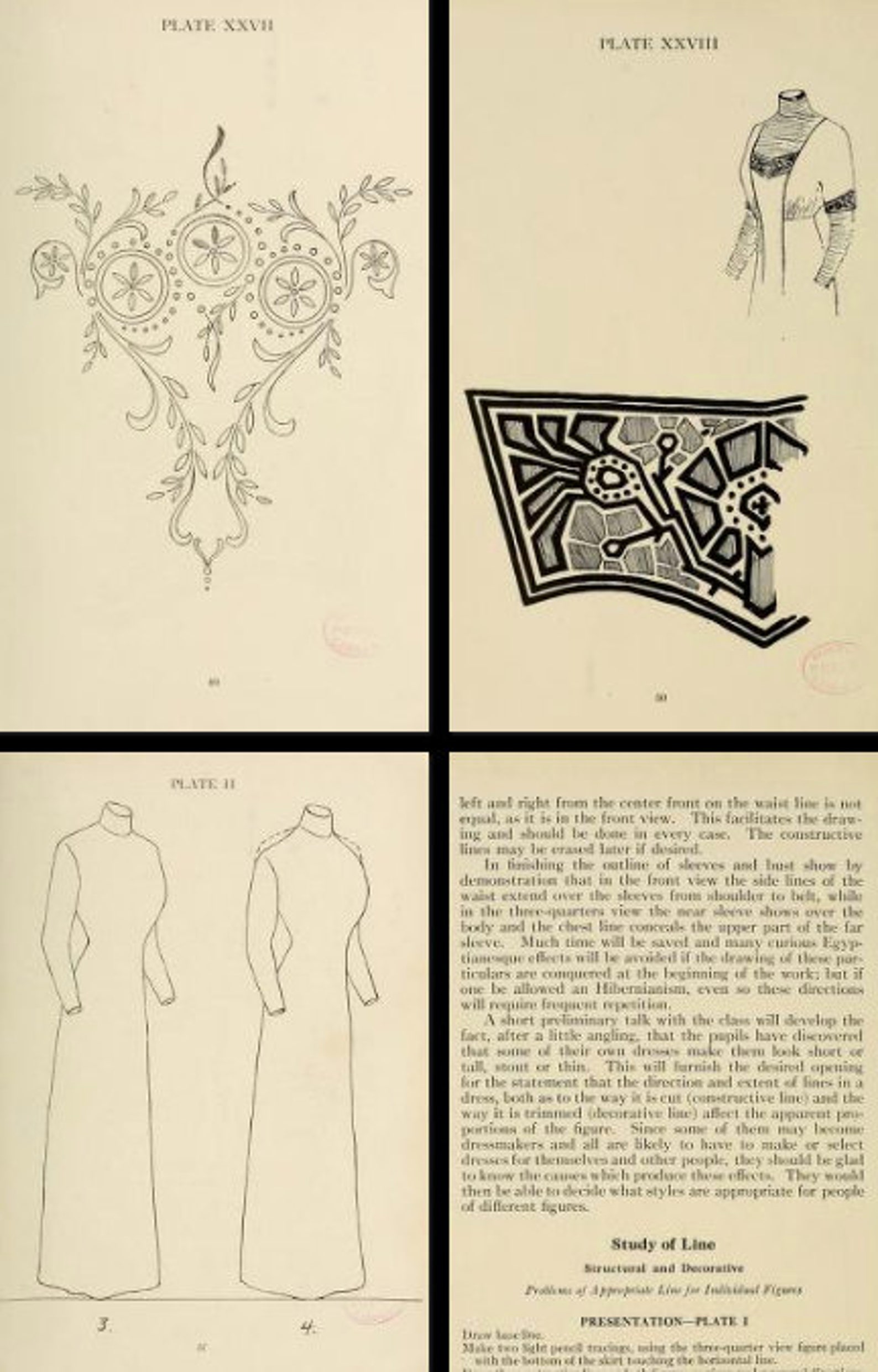 DRESSMAKING DESIGN PRINCIPLES A Vintage Instruction Course in - Etsy