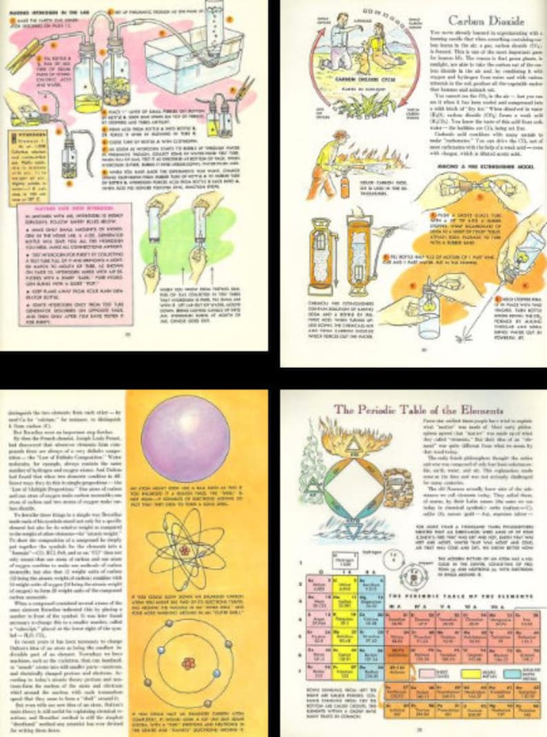 The Golden Book of Chemistry Experiments 200 Simple Experiments Color ...