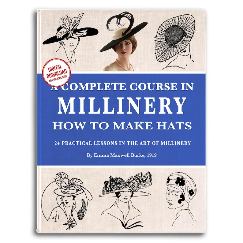 Art Deco Millinery Course: 1919 Fashion Hat Making (digital Download ...