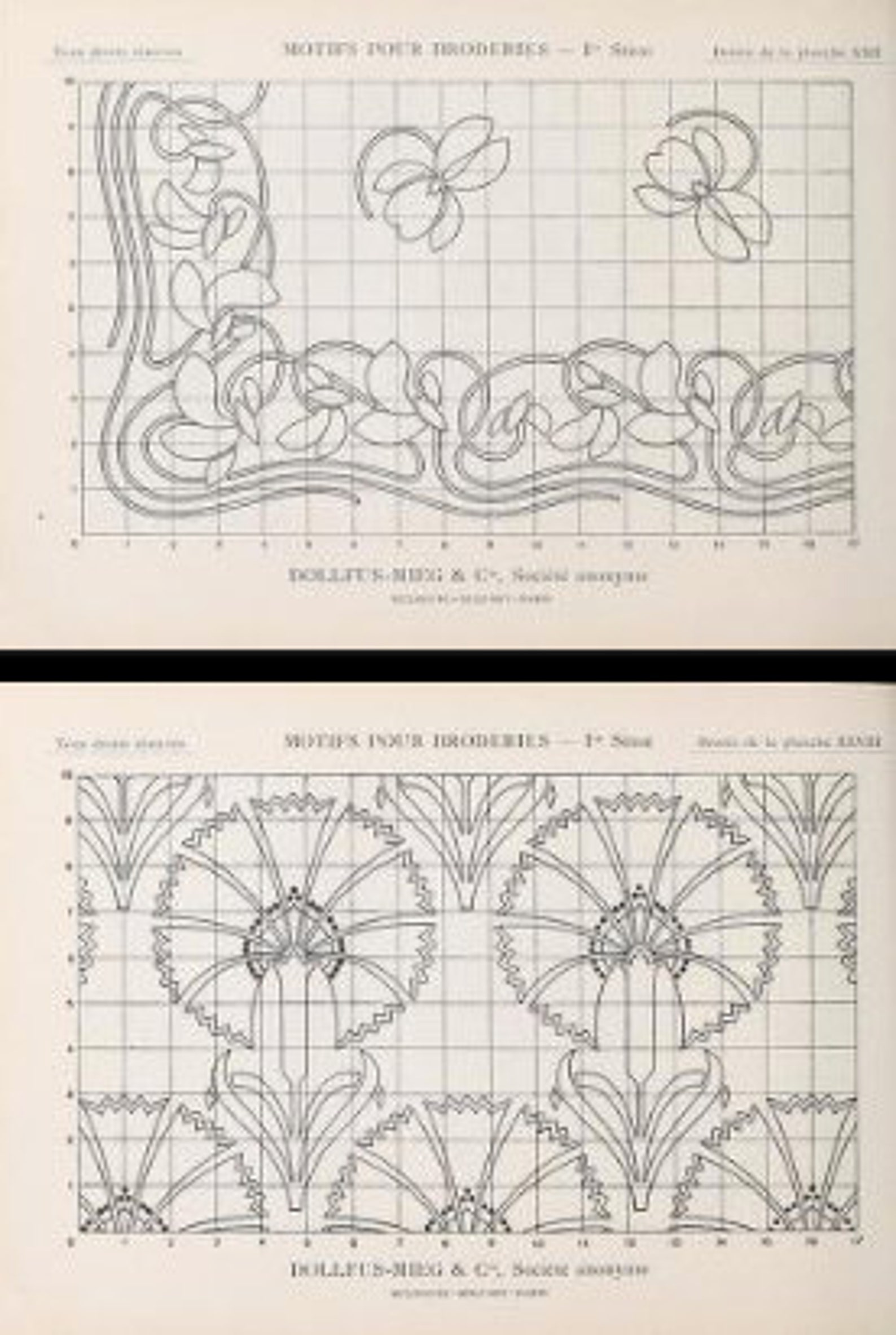 French Embroidery Motifs: Vintage Designs & Patterns (PDF) - Etsy