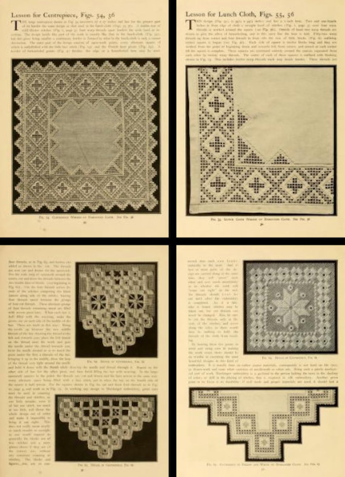 HARDANGER EMBROIDERY Stitches and Lessons Drawn Thread Work | Etsy