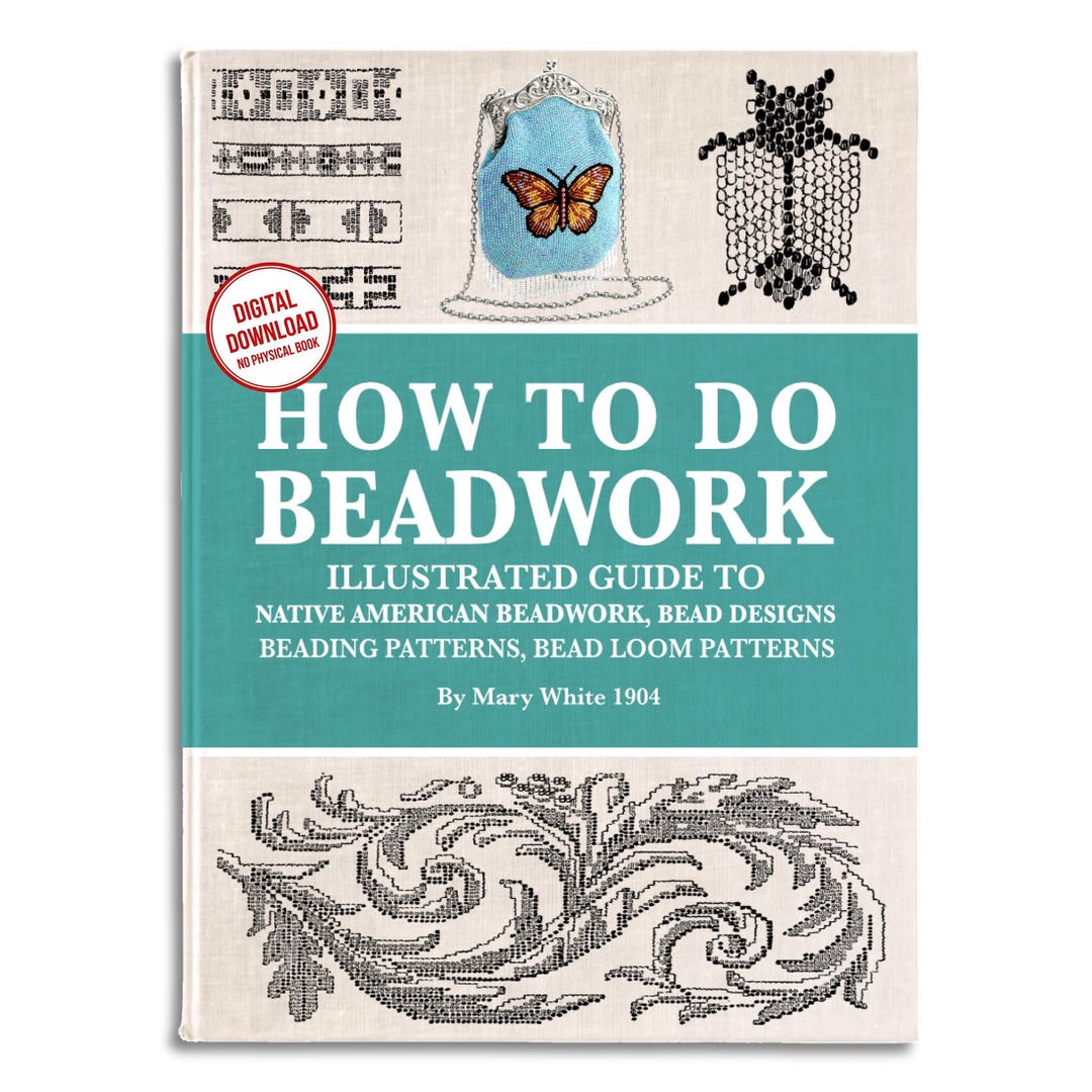 Beadwork Tutorial: Indian Bead Handicraft Designs (printable PDF) - Etsy