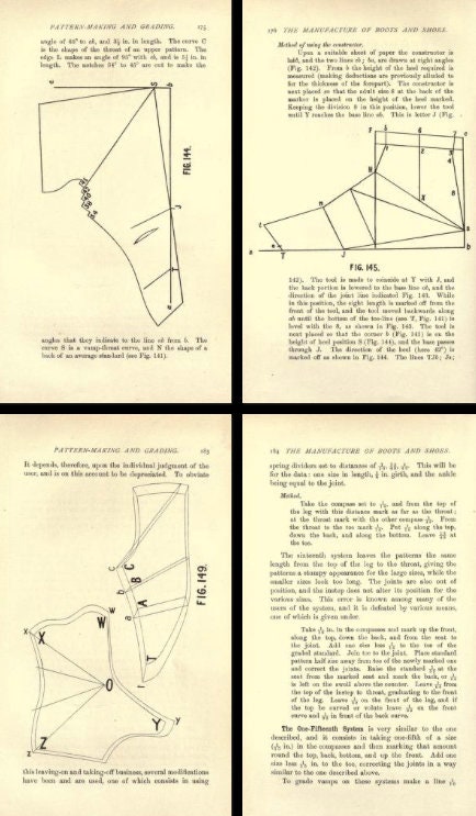 How to MAKE BOOTS and SHOES Vintage Patterns and Designs With | Etsy