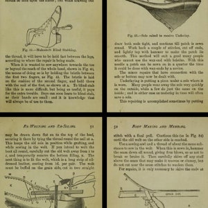SHOE MAKING Shoe and Boot Repair Rare Illustrated Vintage PDF Book on ...