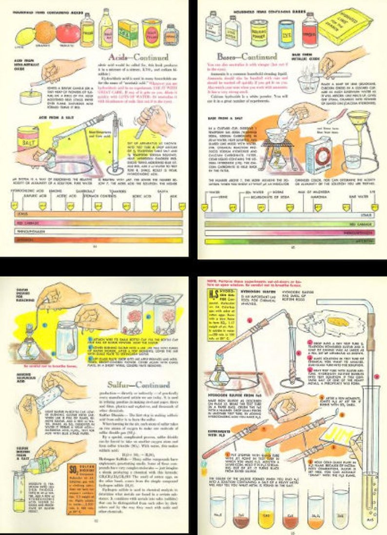 The Golden Book of Chemistry Experiments: Home Lab Guide (printable PDF ...