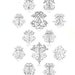 864 French MONOGRAM INITIALS Louis XIV Vintage Monograms for Embroidery ...