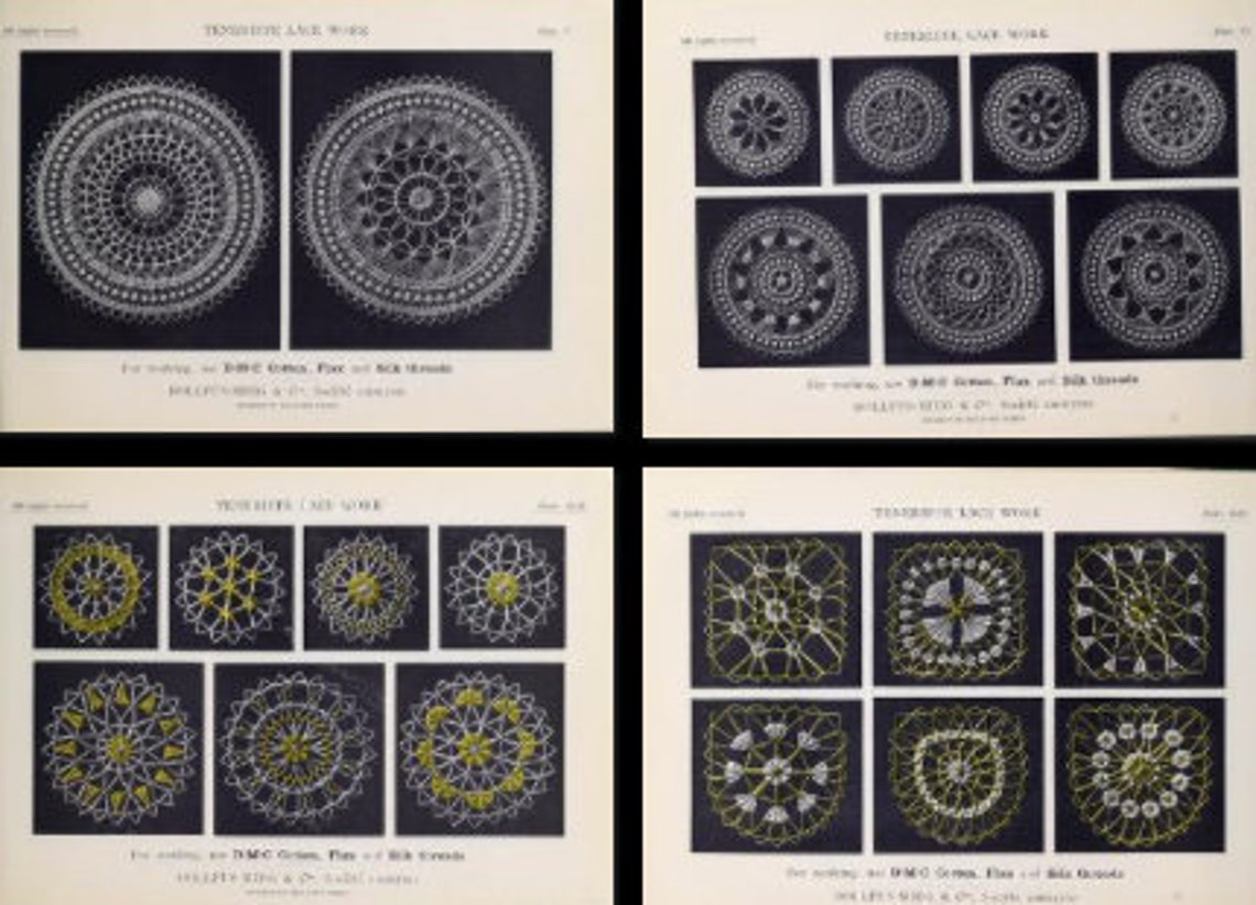 Teneriffe Lacework: Vintage Stitches & Designs - 1920s Guide (PDF ...