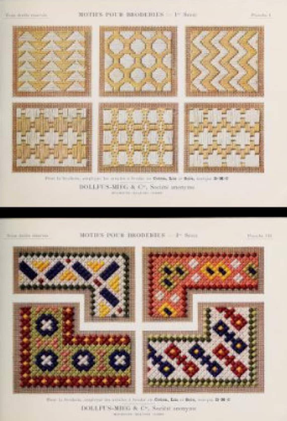 French Embroidery Motifs: Vintage Designs & Patterns (PDF) - Etsy UK