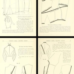 1920s Tailoring System: Vintage Dress Patterns, Art Deco Fashion (PDF ...