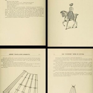 VICTORIAN DRESS PATTERN Cutting Illustrated Sewing Book for Dressmakers ...