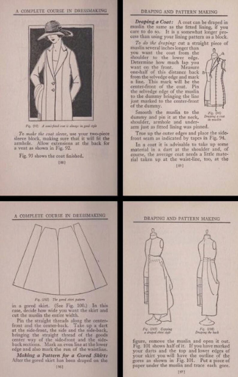 Art Deco Dress Patterns: 1922 Dressmaking Course (PDF Download) - Etsy