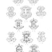 864 French MONOGRAM INITIALS Louis XIV Vintage Monograms for Embroidery ...