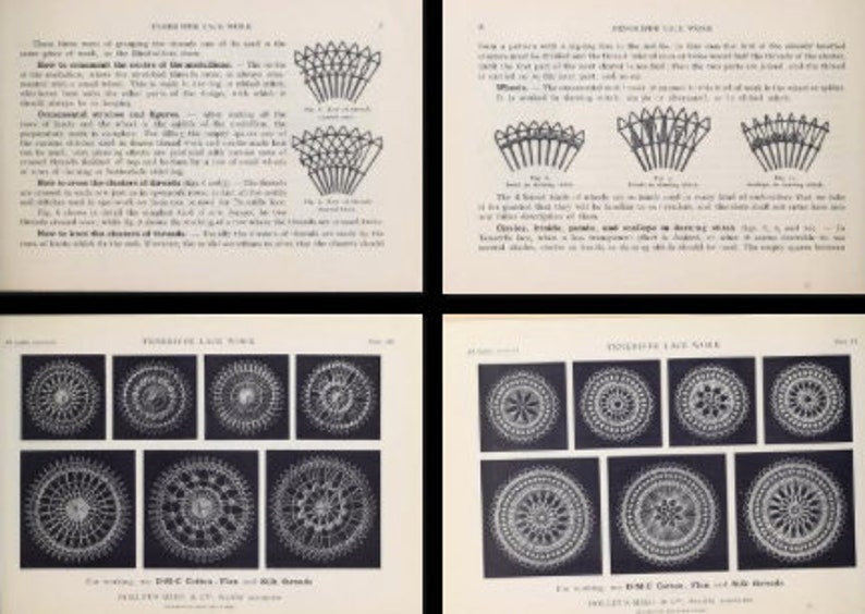 Teneriffe Lacework: Vintage Stitches & Designs - 1920s Guide (PDF ...