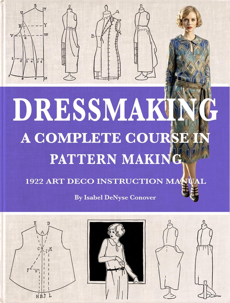 Art Deco Dress Patterns: 1922 Dressmaking Course (PDF Download) - Etsy