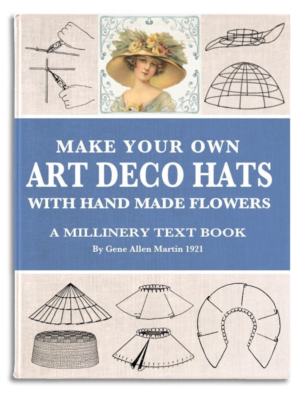 HOW to MAKE Your Own Art Deco Fashion HATS With Millinery Textbook ...