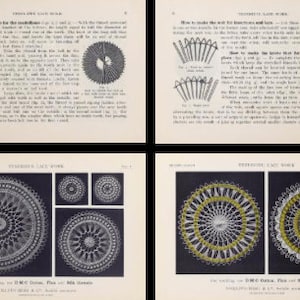 Teneriffe Lacework: Vintage Stitches & Designs - 1920s Guide (PDF ...