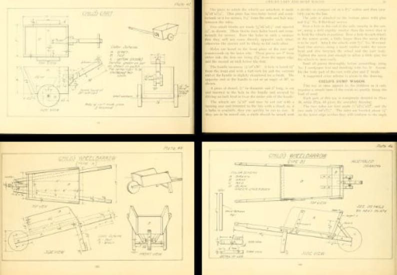 Vintage Wooden Toy Plans: 40 Illustrated Patterns (digital Download) - Etsy