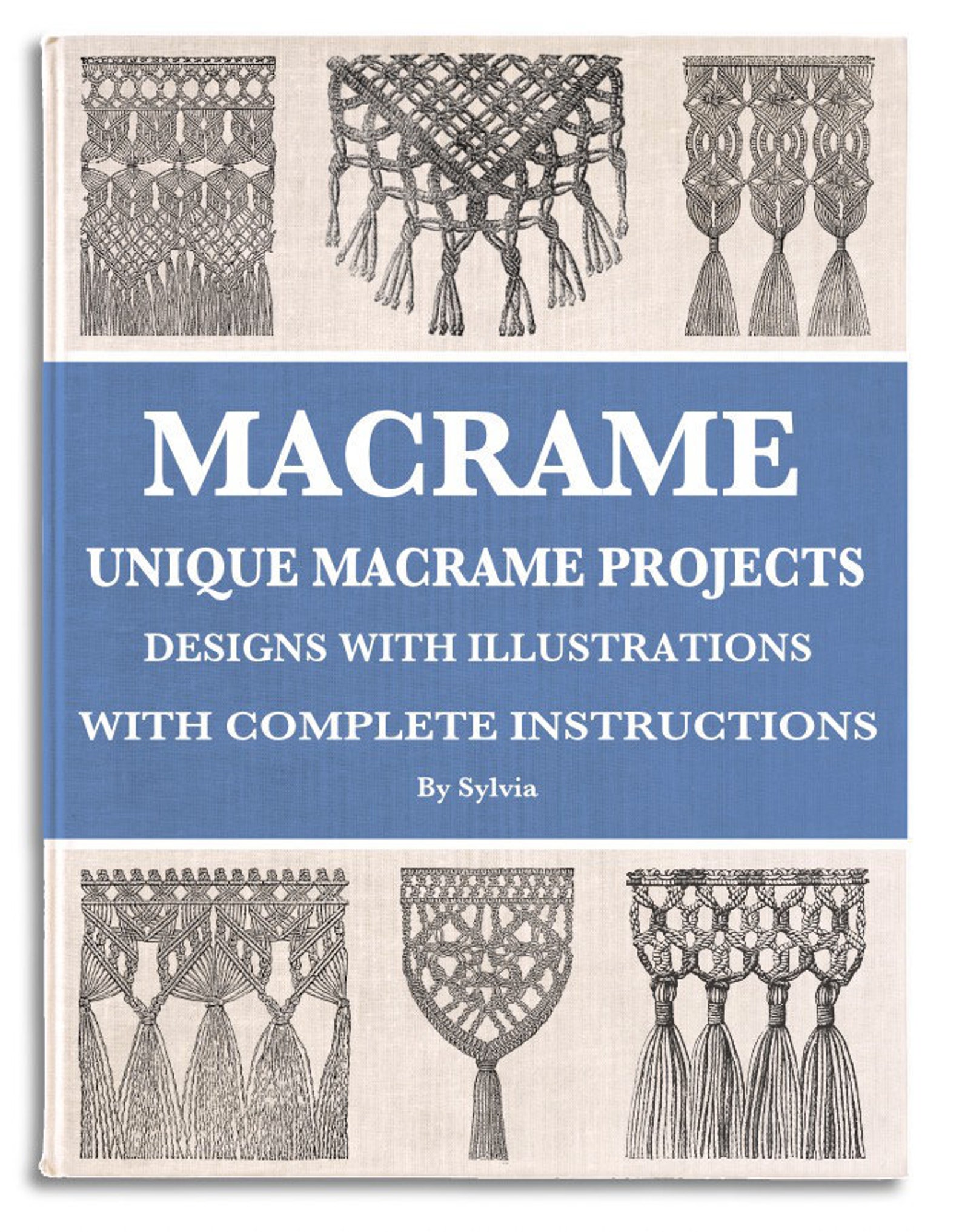 Rare Illustrated Macrame Pattern Book Weaving Designs Macrame - Etsy