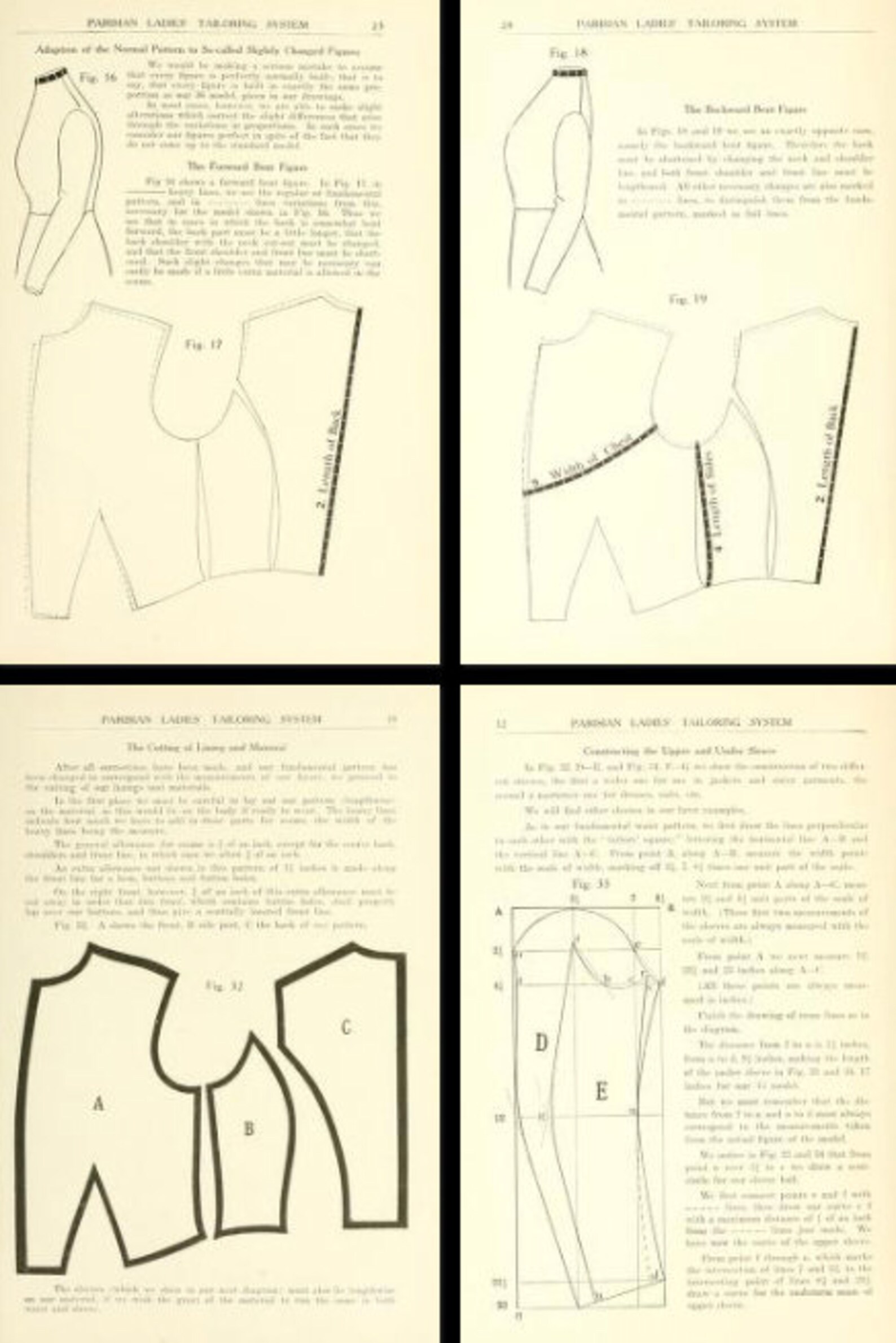 1920s Tailoring System: Vintage Dress Patterns, Art Deco Fashion (PDF ...